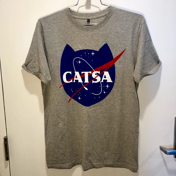 Meowingtons | Shirts | Catsa Cat Nasa Tshirt | Poshmark
